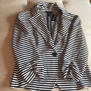 Soho Apparel | Jackets & Coats | Soho Black White Blazer | Poshmark